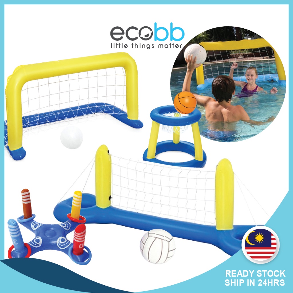 Mainan Budak Mainan Berenang Water Ball Swimming Pool Game Set Pool ...