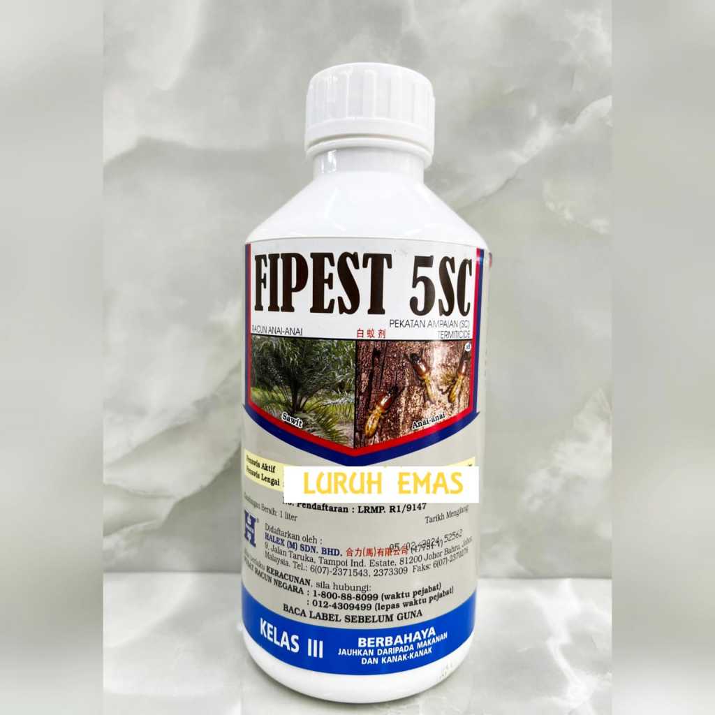 FIPEST 5 SC [fipronil 5.0%] (1LITER) UBAT SERANGGA | Shopee Malaysia