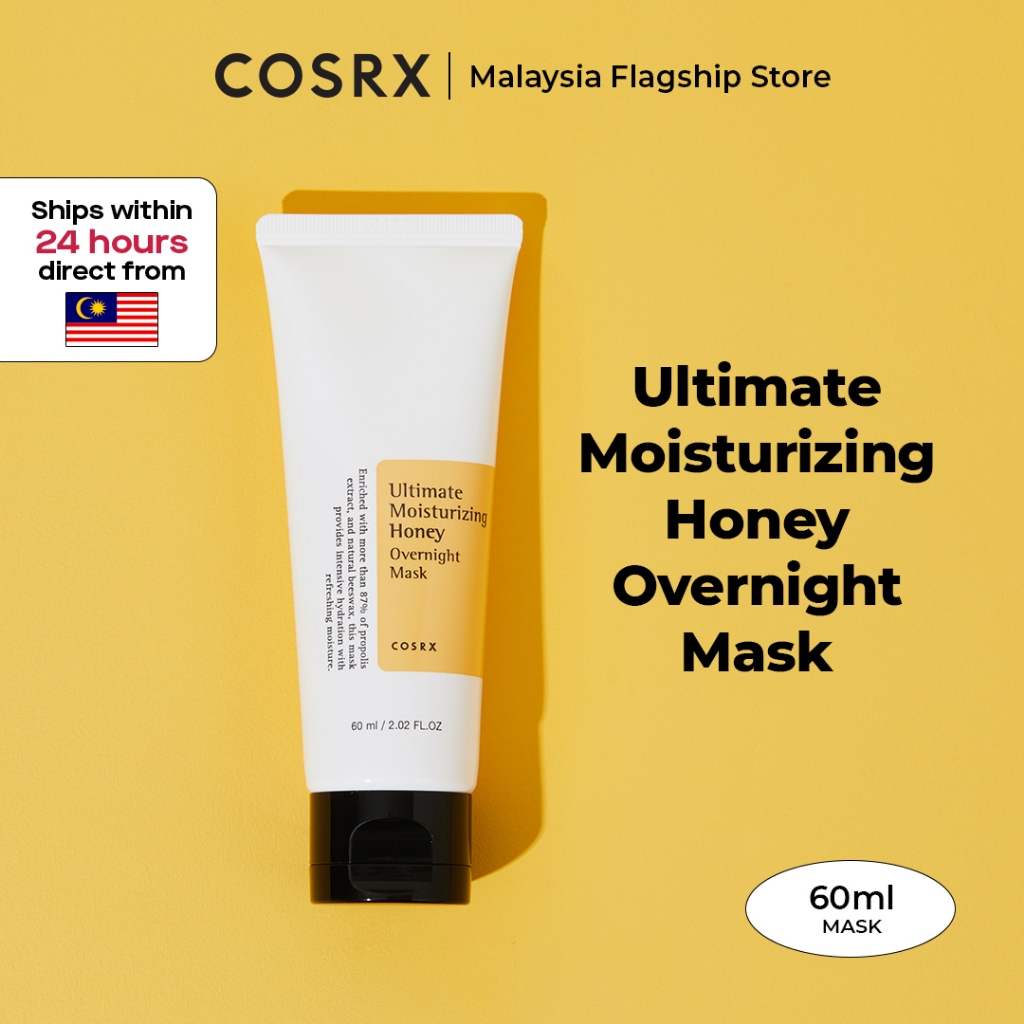 COSRX Ultimate Moisturizing Honey Overnight Mask (60ml) | Shopee Malaysia