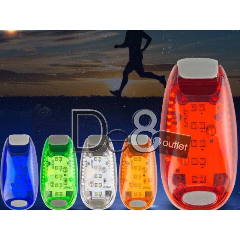 [New] Running LED Light / Safety Light with Clip & Velcro / Tail Light ...