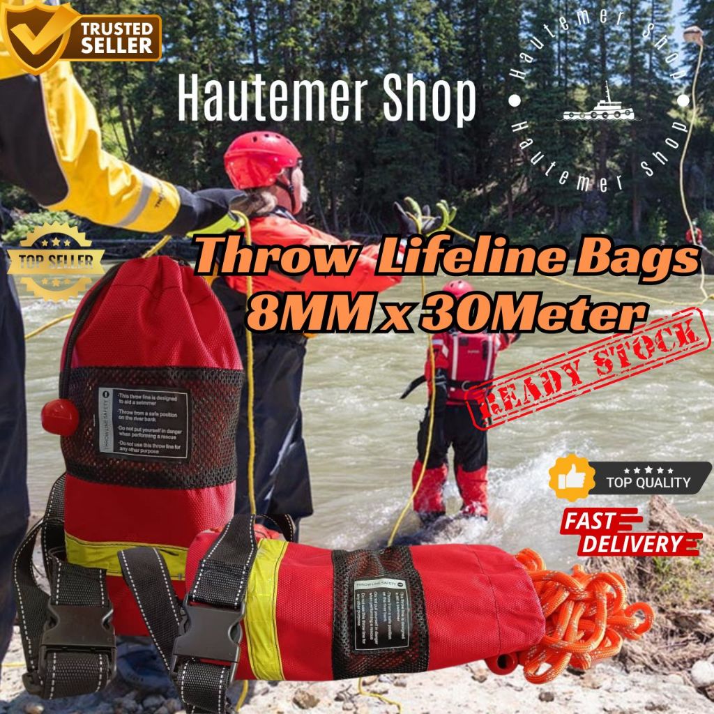 Premium Water Rescue Throw Bag For Disaster Flood and Water Activities ...