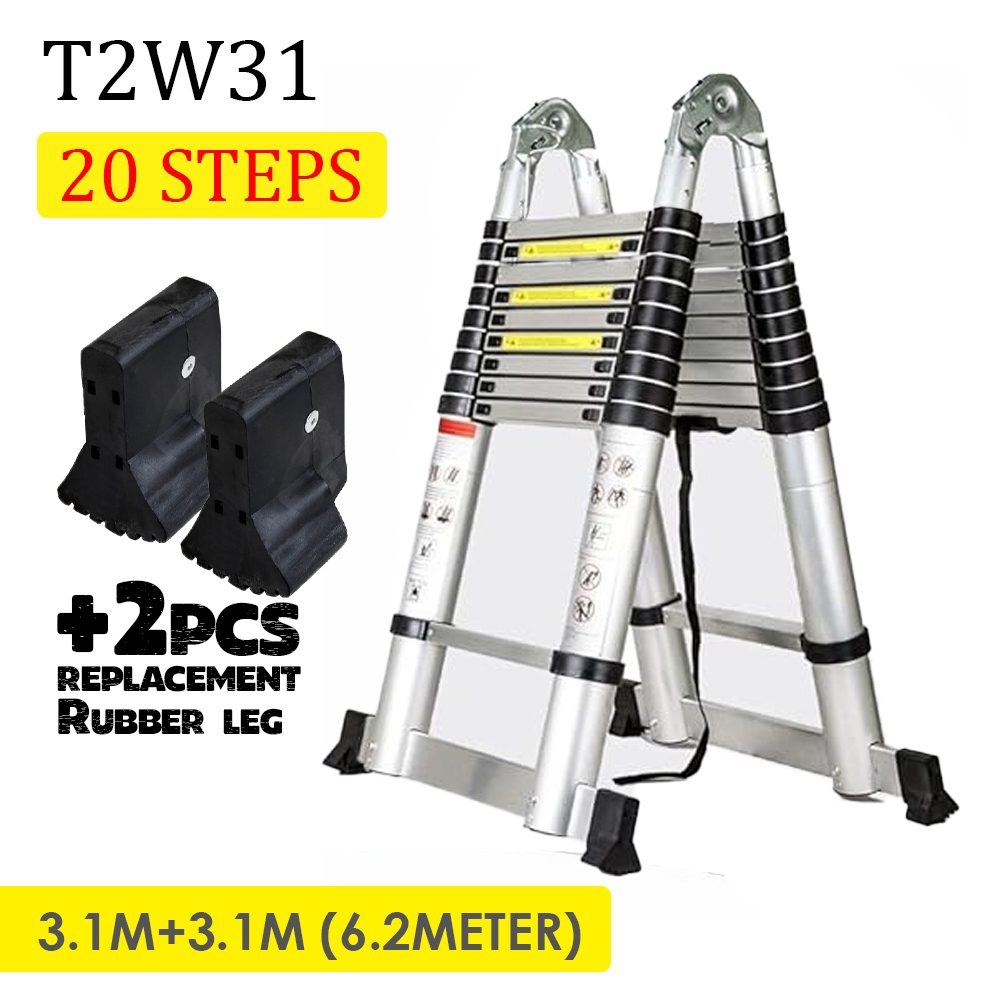 Double Sided Two Way Multipurpose Telescopic Extendable Aluminium ...