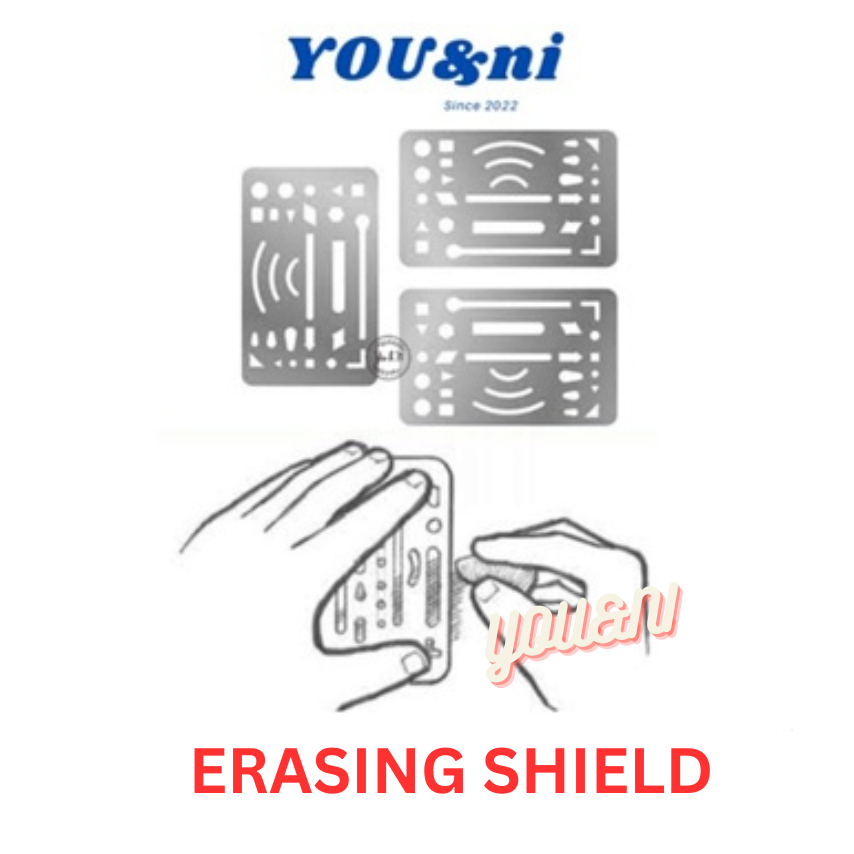erasing shield drawing Flexible stainless steel | Shopee Malaysia