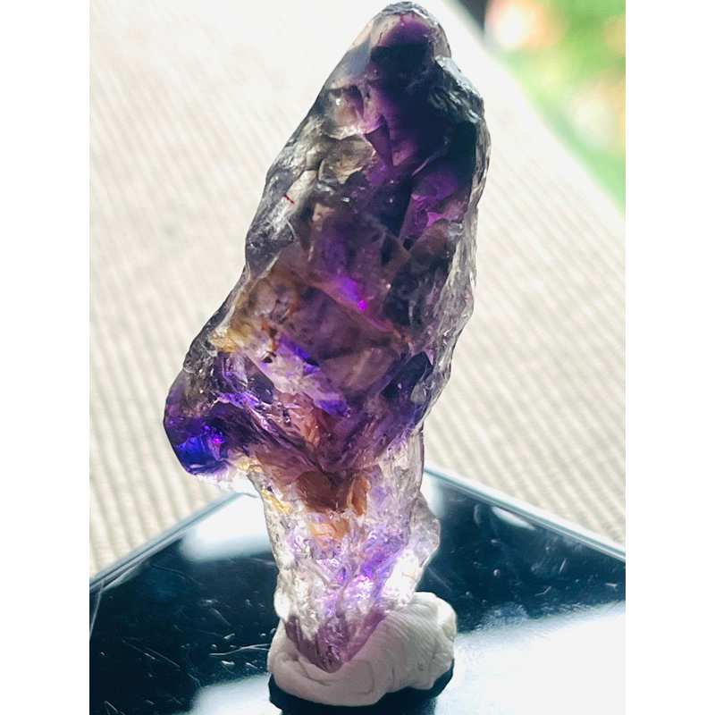 Natural Super7 Super Seven 超七 high grade raw specimen 17g in acrylic ...