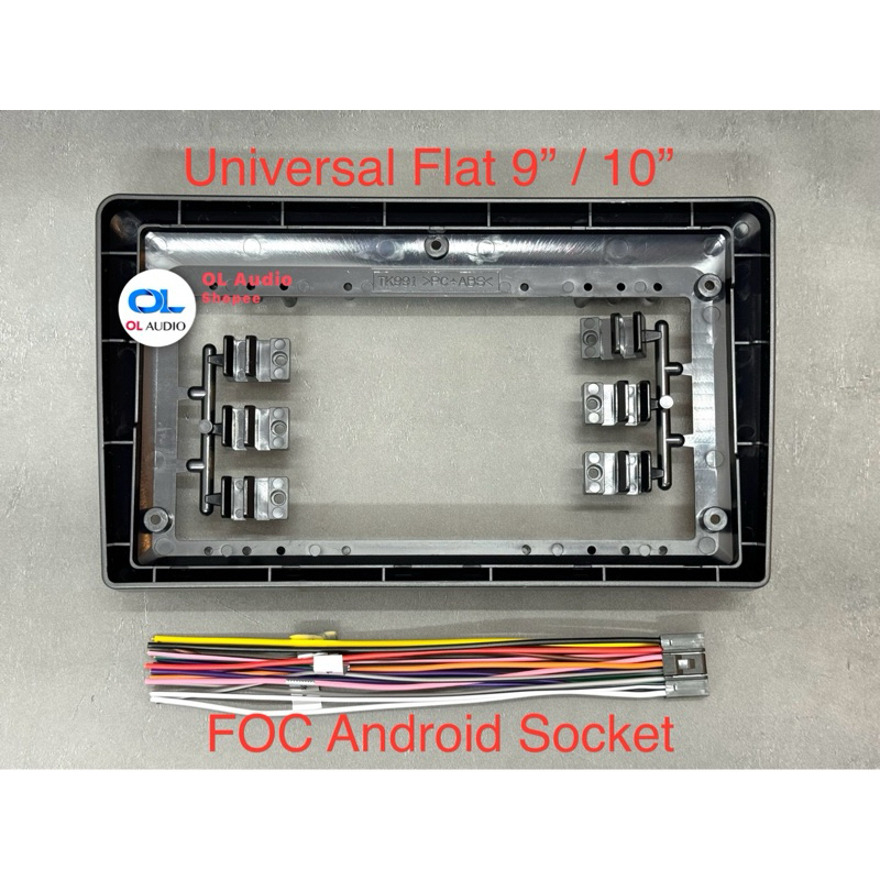 🔥Ready Stock🔥Android Player 9" & 10" Universal Flat Casing + Socket ...