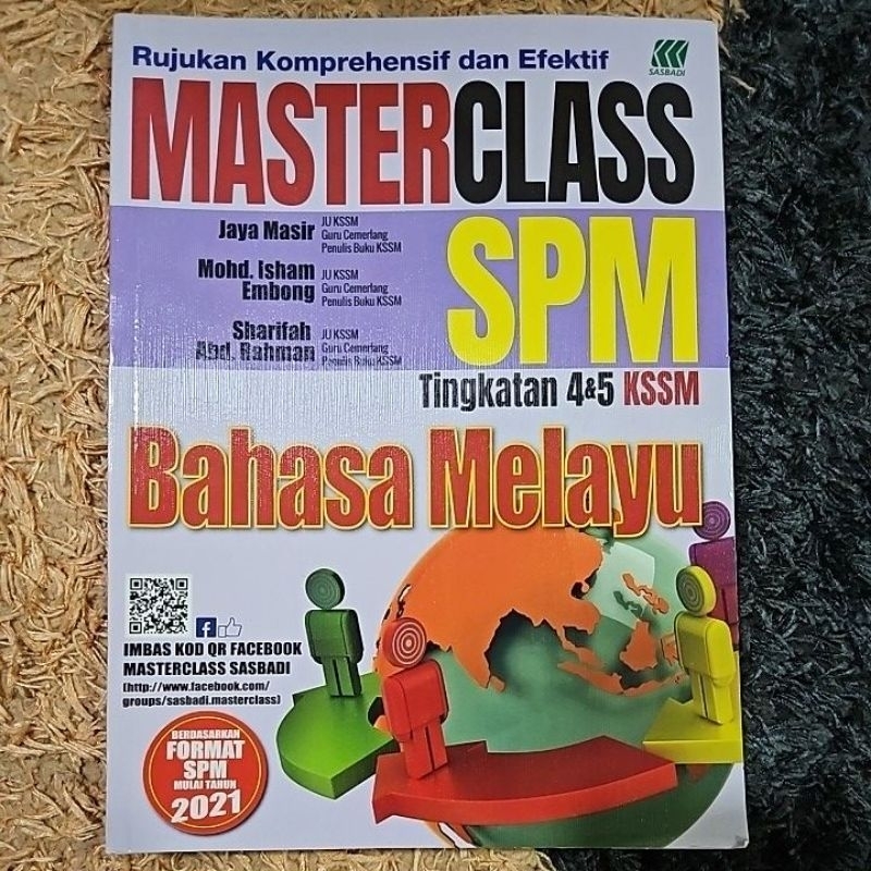 Masterclass Spm Tingkatan 4and5 Kssm Bahasa Melayu Sasbadi [spm] [new
