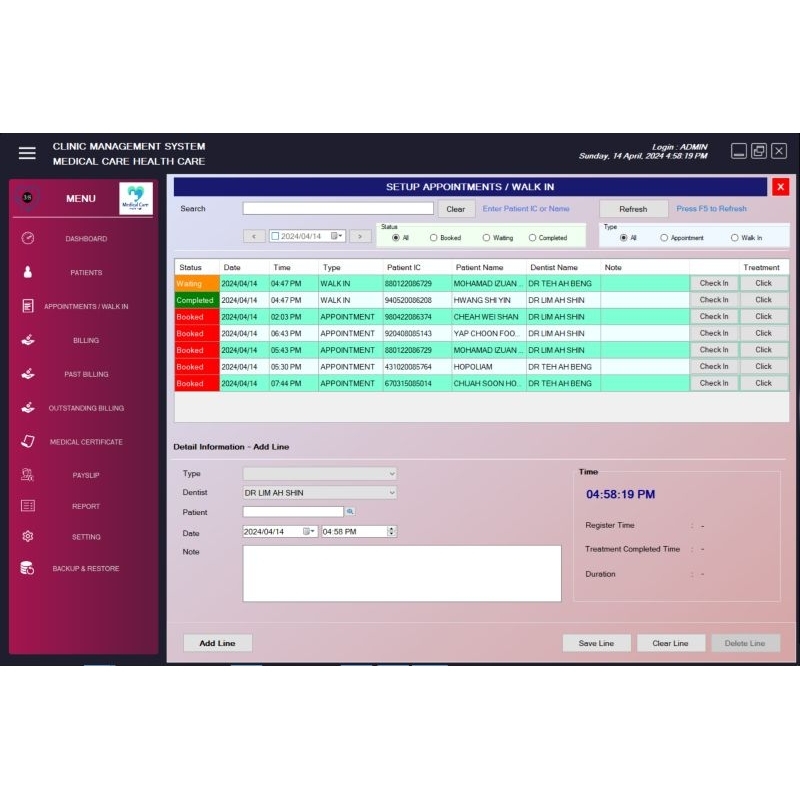 Clinic Management System | Klinik Sistem | Clinic System | POS ...