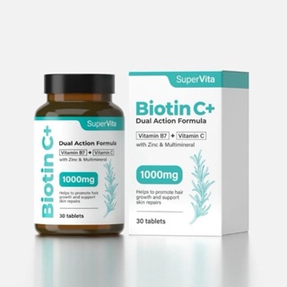 SuperVita Biotin C+ Dual Action Formula 30 tablets | Shopee Malaysia