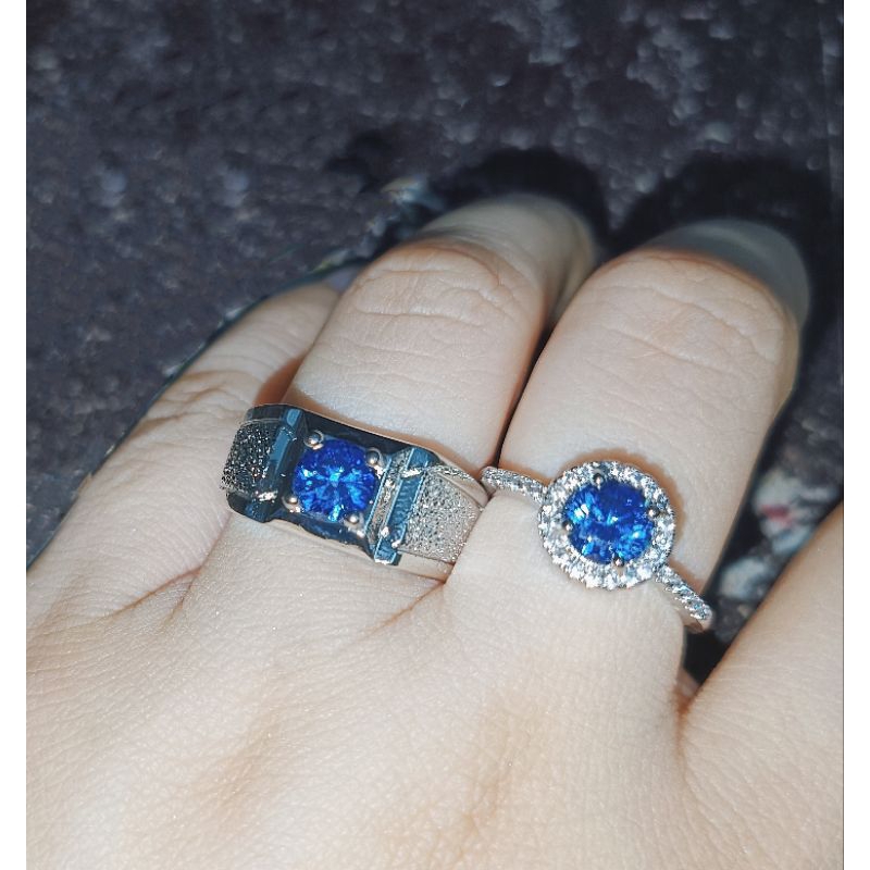 New S925 Silver Couple Ring Ready Stock Cincin Cantik Lelaki Perempuan ...