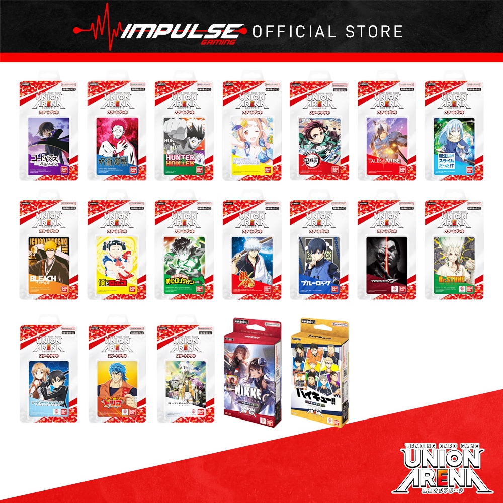 Union Arena TCG Starter Deck - Hunter,Demon Slayer,Tales Arise ...