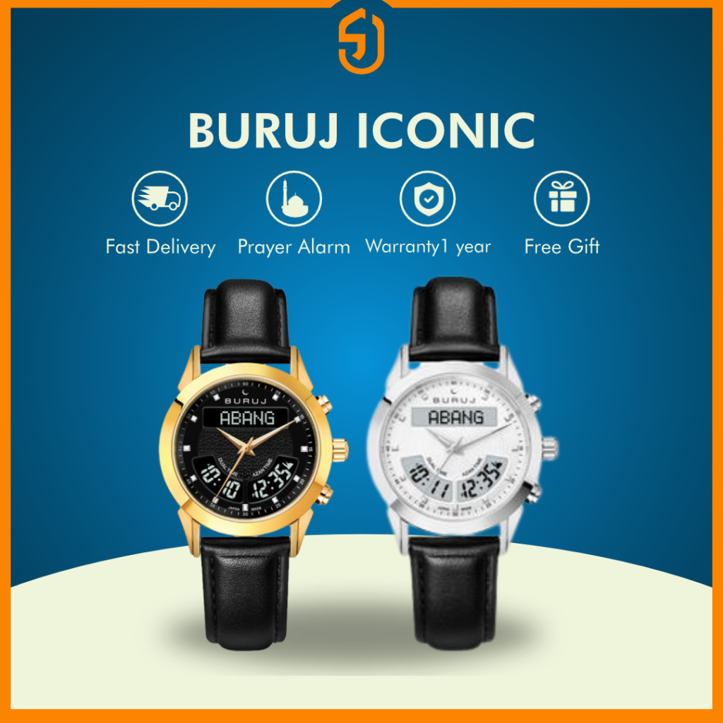 BURUJ ICONIC Jam Tangan Exclusive Buruj New Edition. Jam Analog-Digital ...