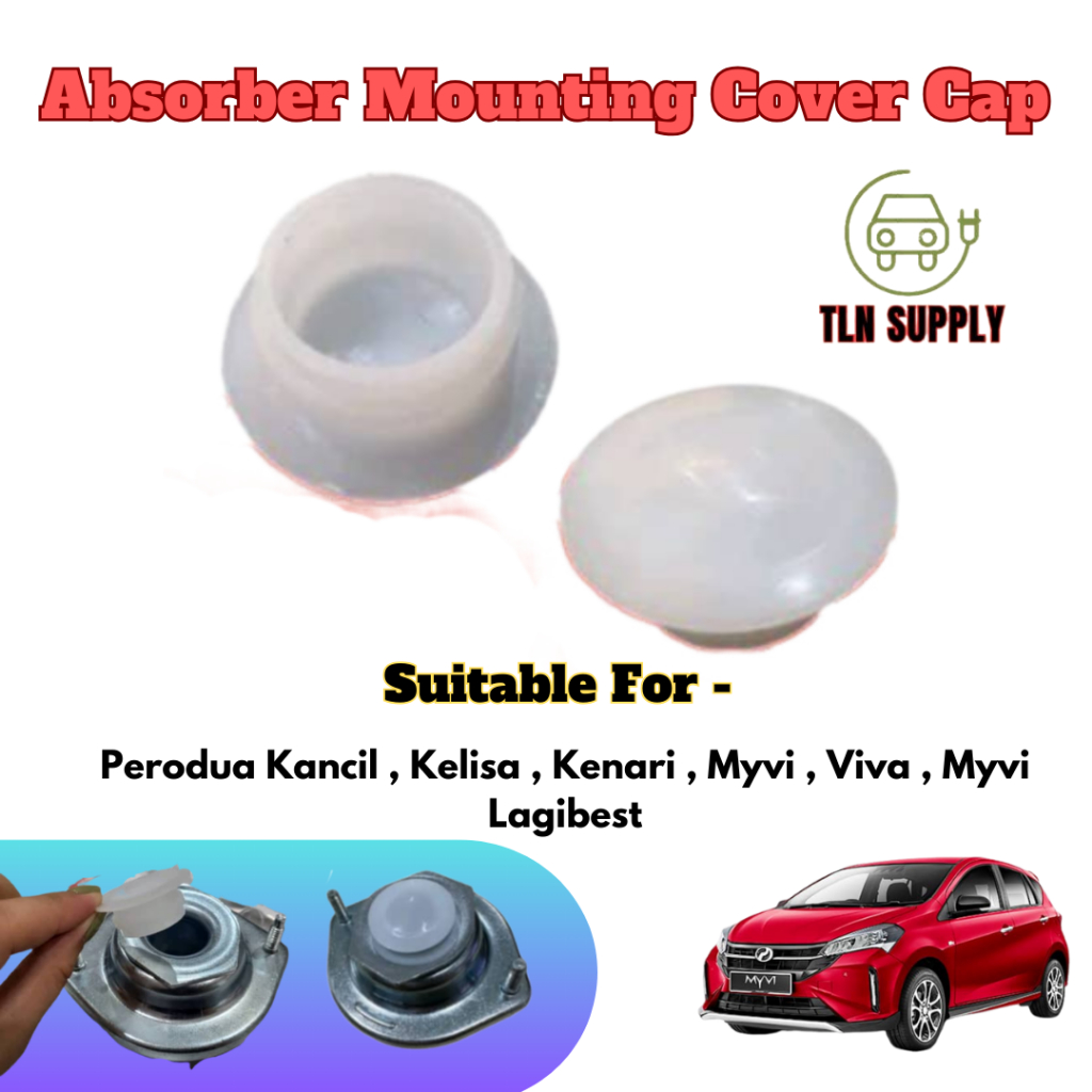 Perodua Daihatsu Myvi Viva Kelisa Kancil Kenari Absorber Mounting Cover Cap | Shopee Malaysia