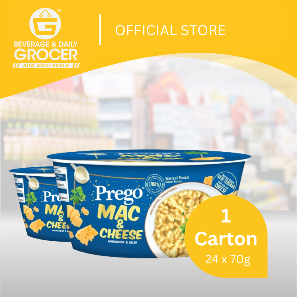 Prego Bowl Mac & Cheese Instant Pasta 24x70g | Shopee Malaysia
