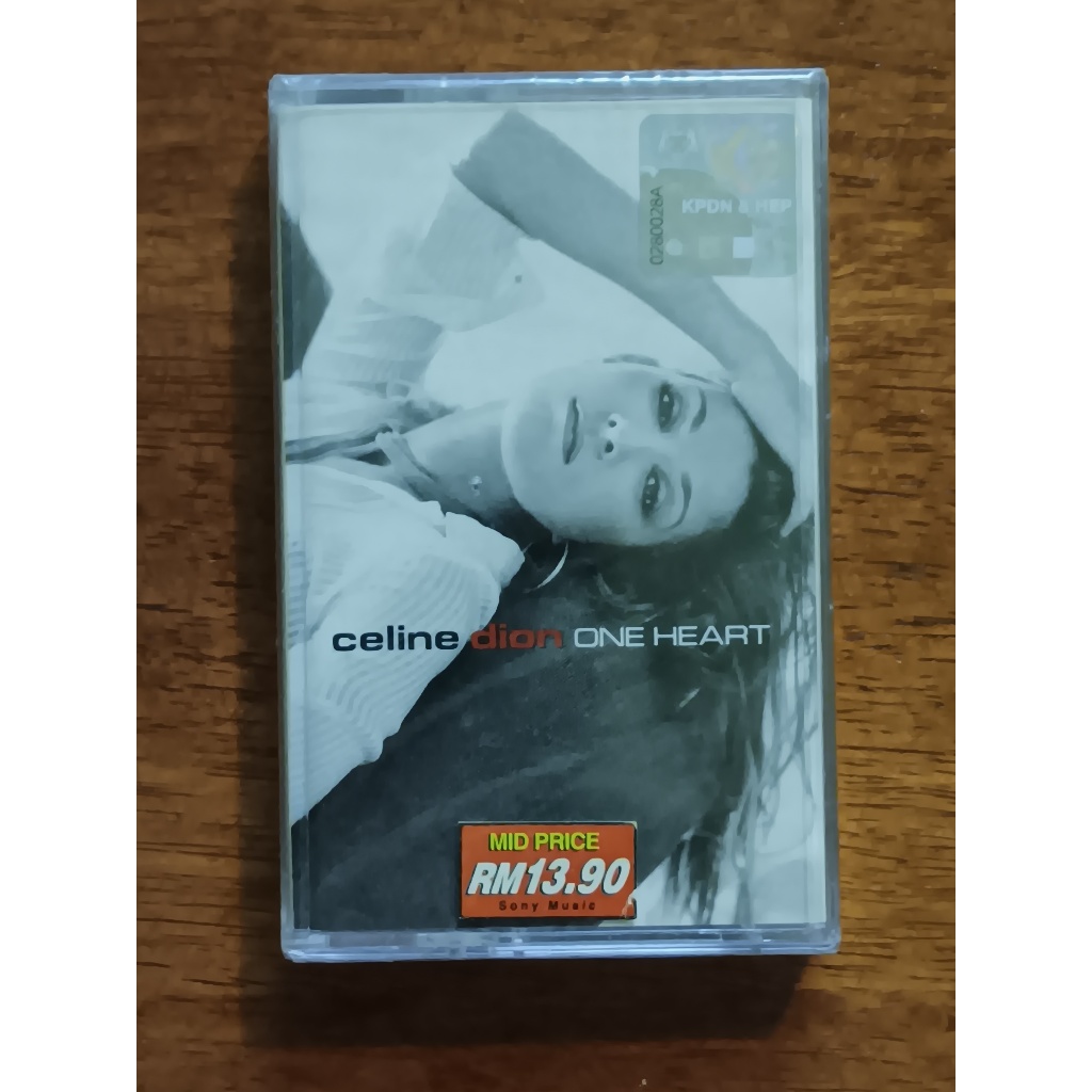 Celine Dion - One Heart - Malaysia Edition Cassette (Brand New Sealed) | Shopee Malaysia
