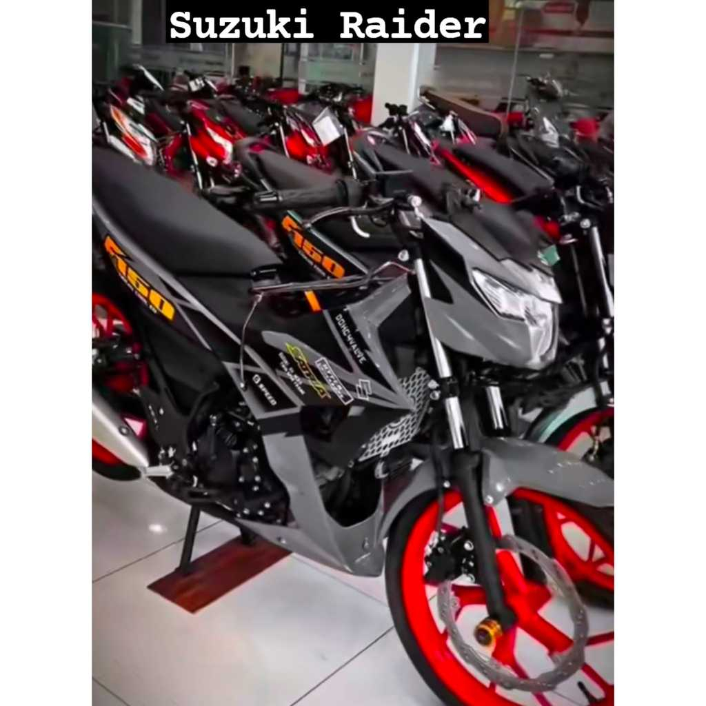 COVER SET SUZUKI RAIDER 150 NARDO GREY VIETNAM DESIGN SIAP TAMPAL ...