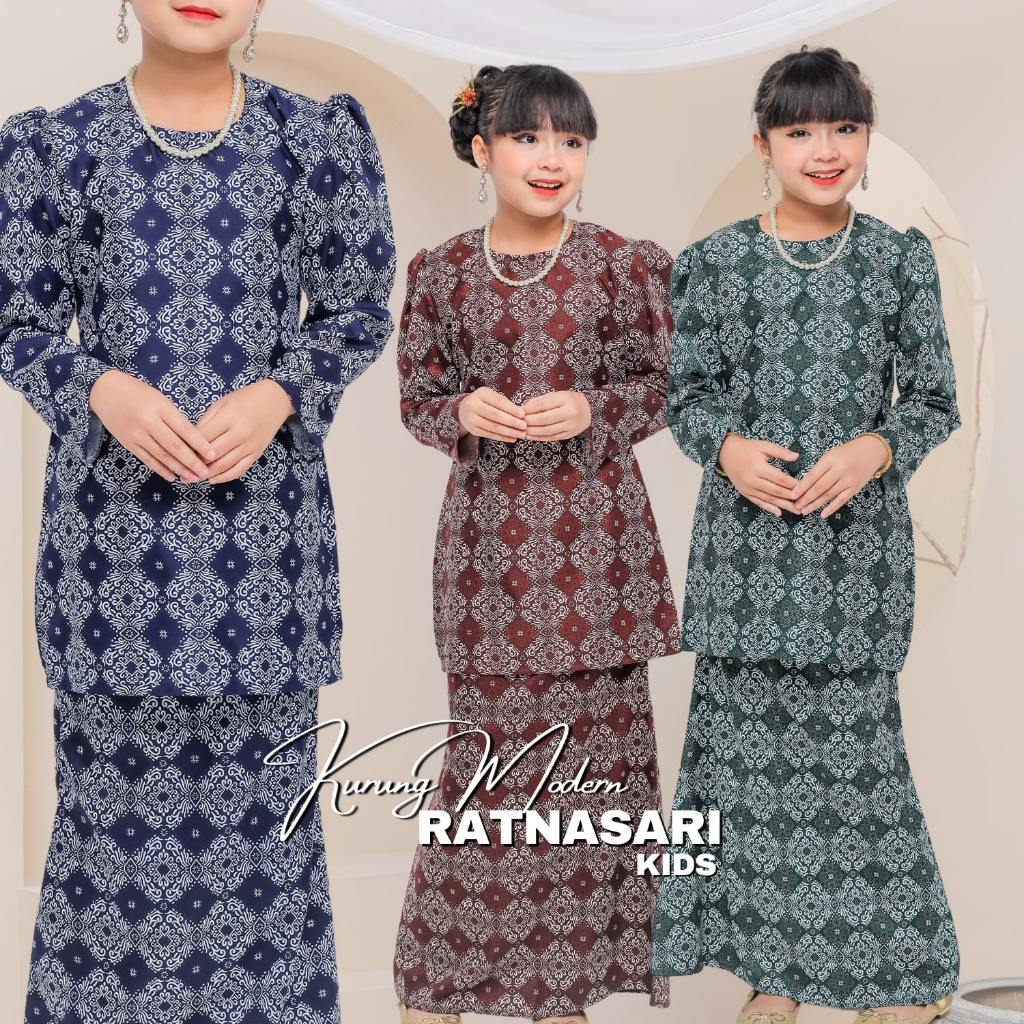 BAJU KURUNG RATNASARI KIDS by Athifa Azzahrah - Baju Kurung Budak 2025 ...