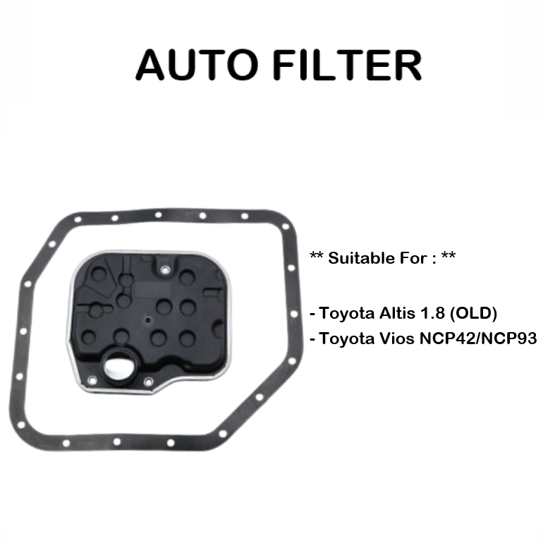 Toyota Auto Filter With Gasket Toyota Vios NCP42 NCP93 Altis 1.8 Old ...