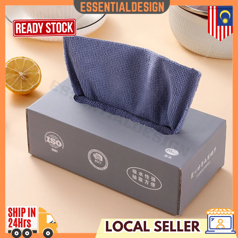 【20pcs/Box】Removable Towel Cloth Absorbent Mini Towel Kitchen ...