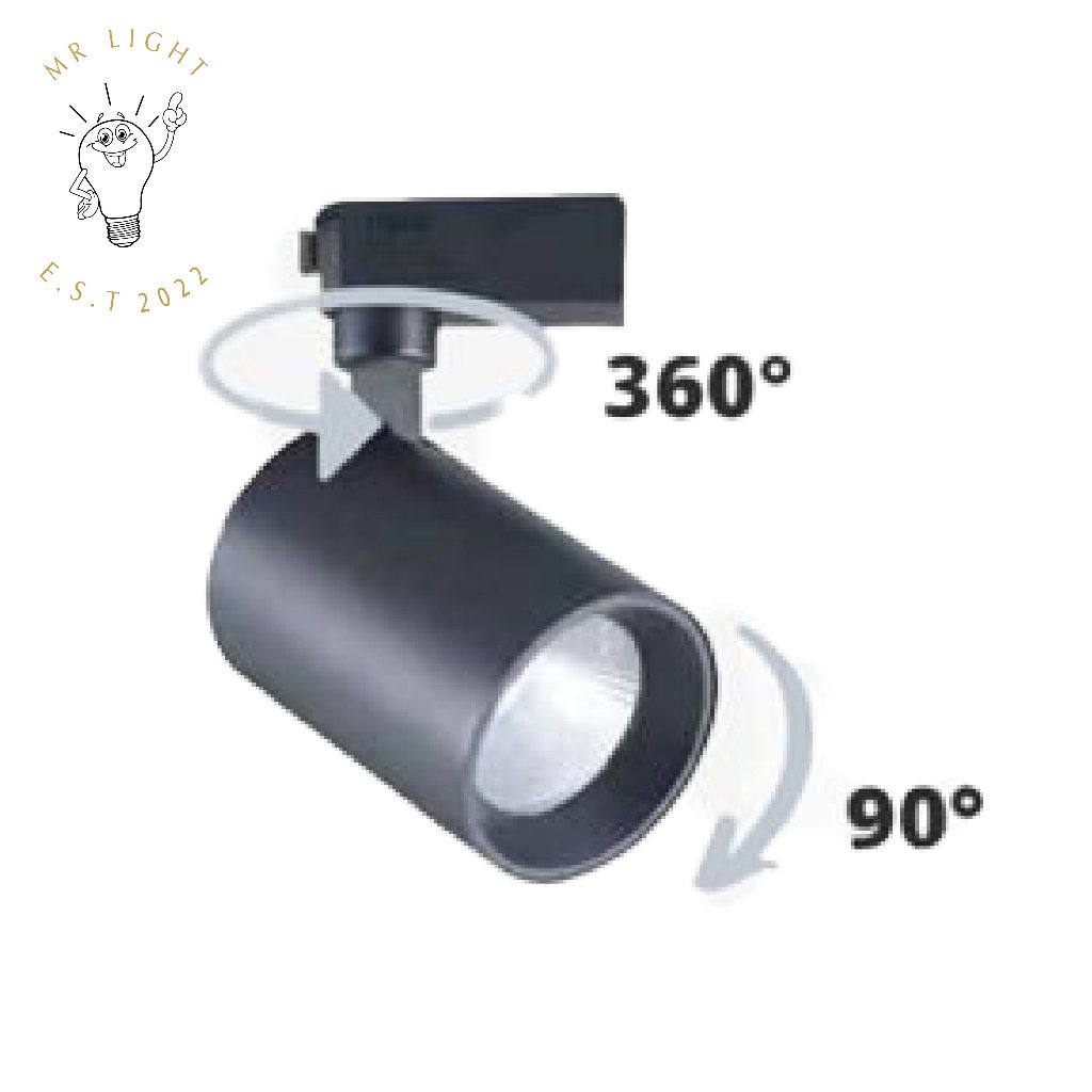 [BUNDLE SET!!!] LED COB Track Light 12W/20W/30W Black/White Lampu Track 轨道灯 Lights for House ...