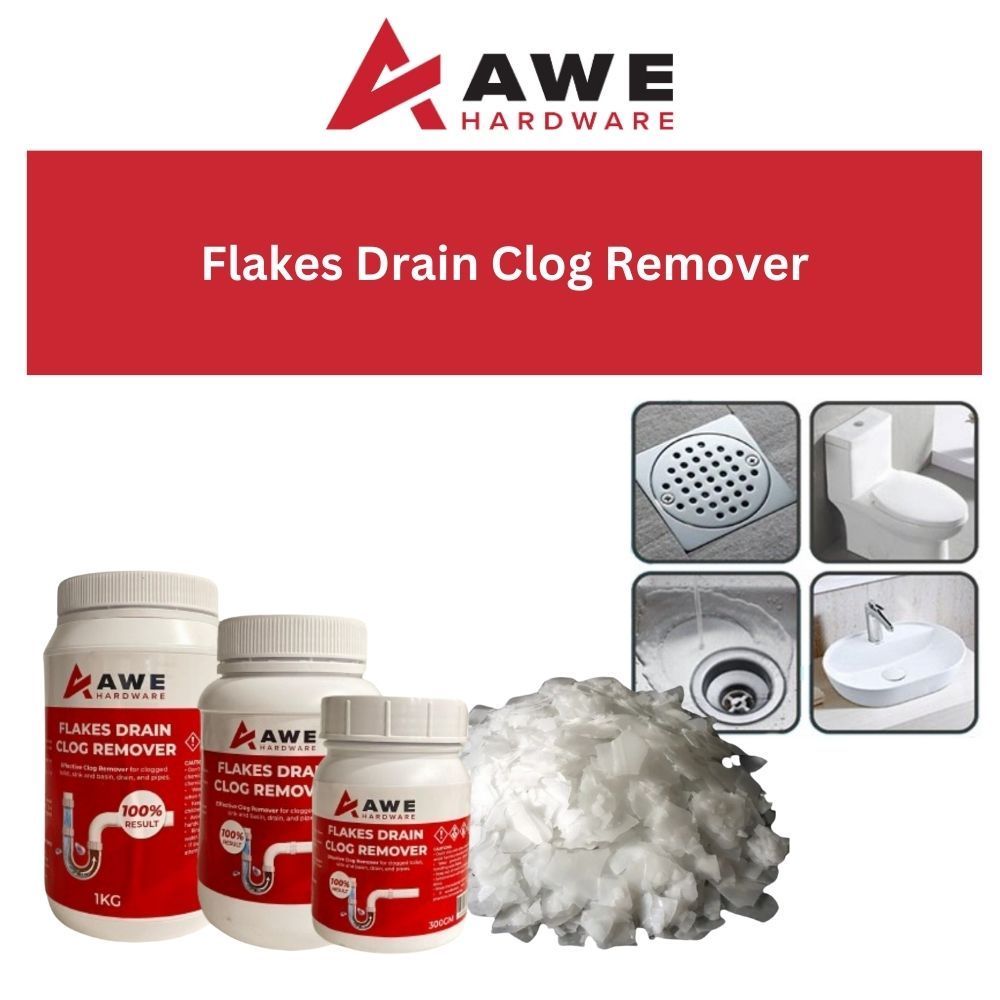 AWE Flakes Drain Clog Remover Sinki Sumbat Tandas Jamban Toilet Sink ...