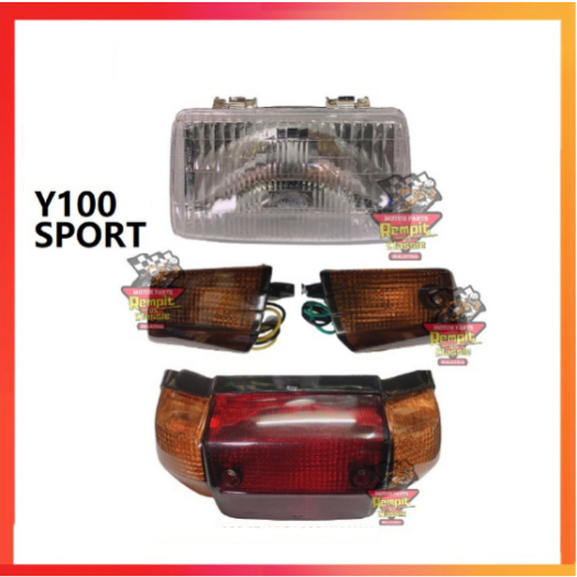 REMPIT Y100 SPORT Lampu Full Set Complete Set Lampu Depan Signal Lampu ...