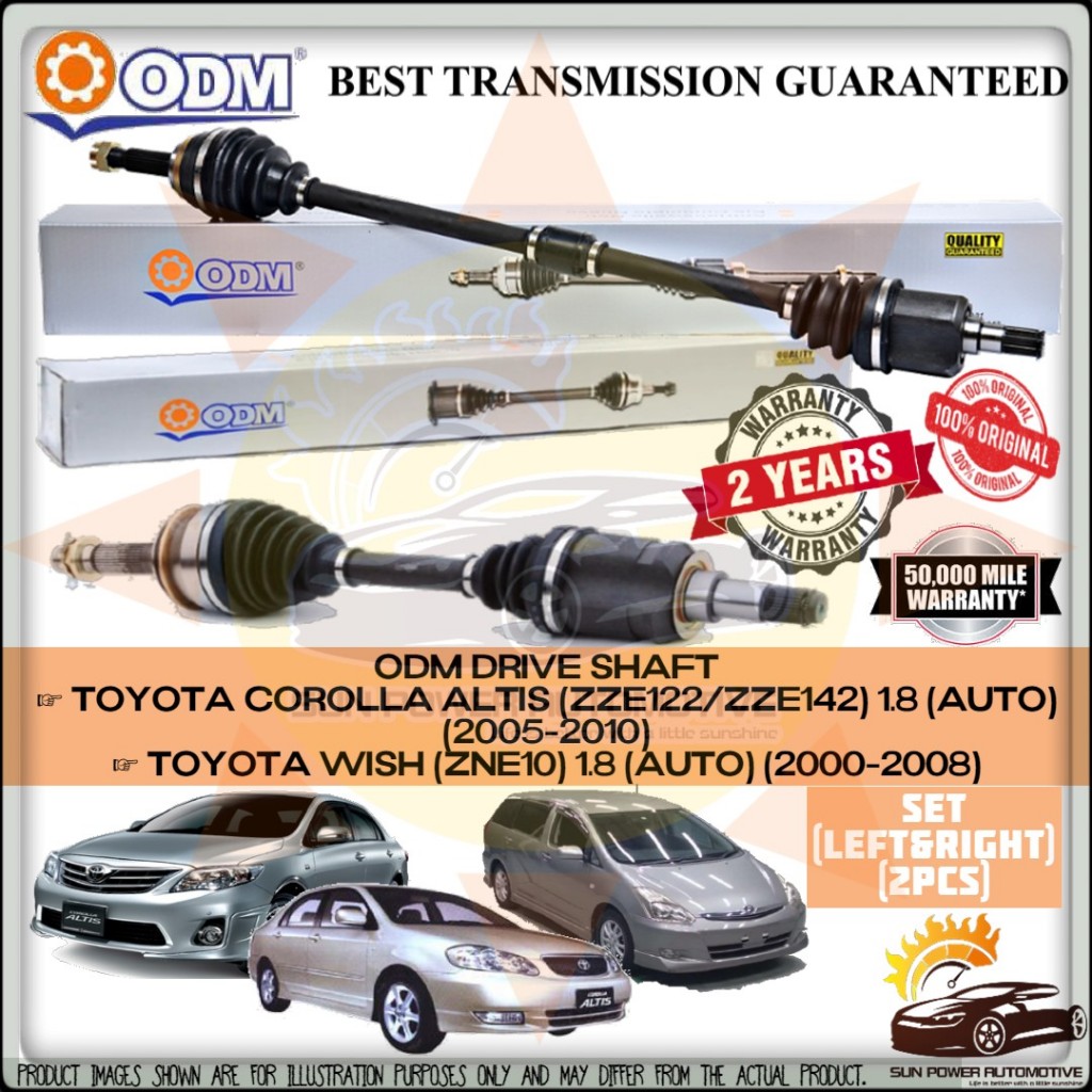 Toyota Corolla Altis 1.8 ZZE122 ZZE142 / WISH 1.8 ZNE10 ( AUTO ) 100% ...