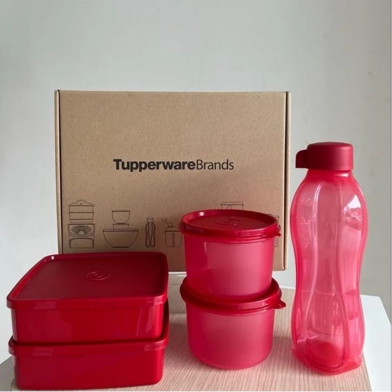 Lunch Box Set Tupperware/ Bekas makanan | Shopee Malaysia
