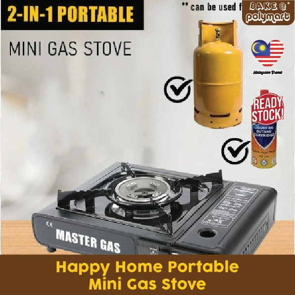 2 IN 1 DUAL USE Mini Stove Gas Burner Portable For Outdoor Camping ...