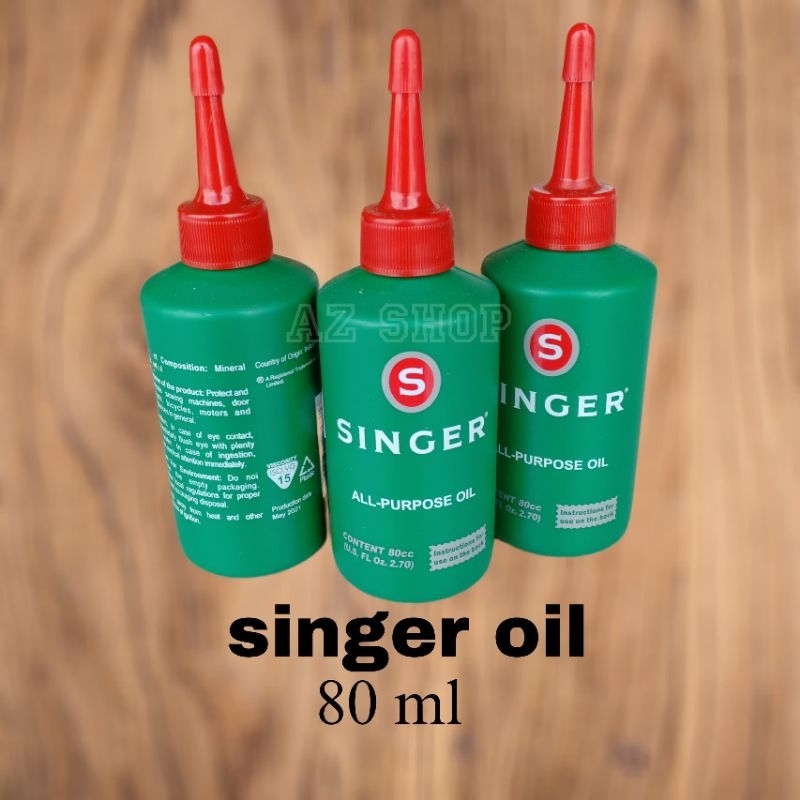 Singer oil/minyak mesin jahit singer 80 ml | Shopee Malaysia