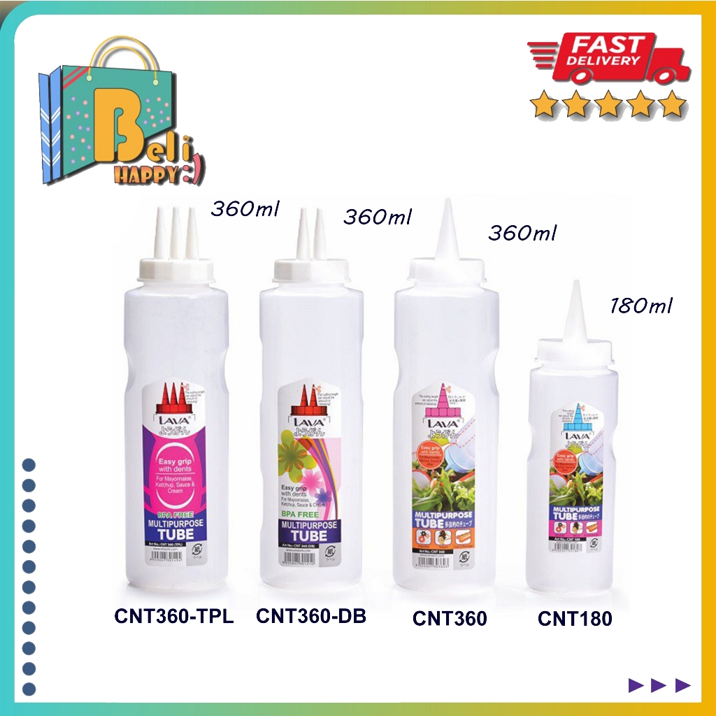 [LAVA] Single, Double, Triple Multipurpose Plastic Squeeze Sauce ...