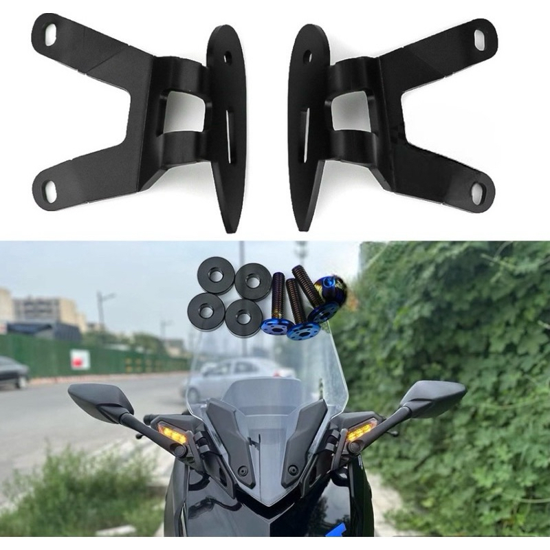 Yamaha XMAX V2 Side Mirror Bracket Winglet Rear Mirror Forward Stand ...