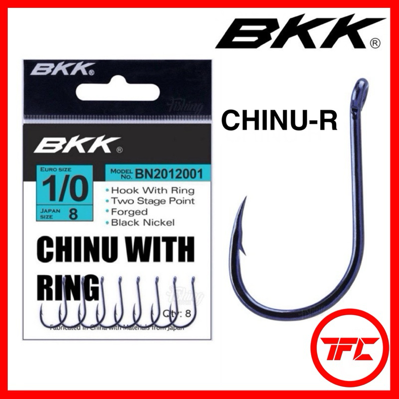 BKK Chinu-R With Ring Fishing Hook BN021 Needle Point | Shopee Malaysia