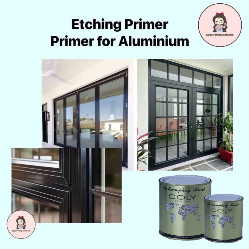 1L & 5L Coly Etching Primer Aluminium Primer (Best for Aluminium ...
