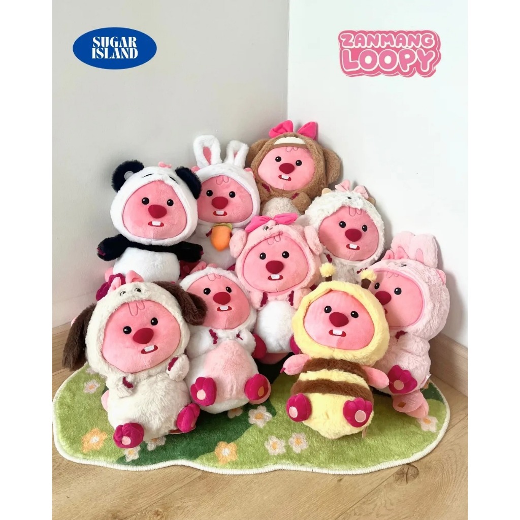 [READY STOCKS] Official Zanmang Loopy Plushy 正版授权 Loopy 玩偶 | Shopee ...