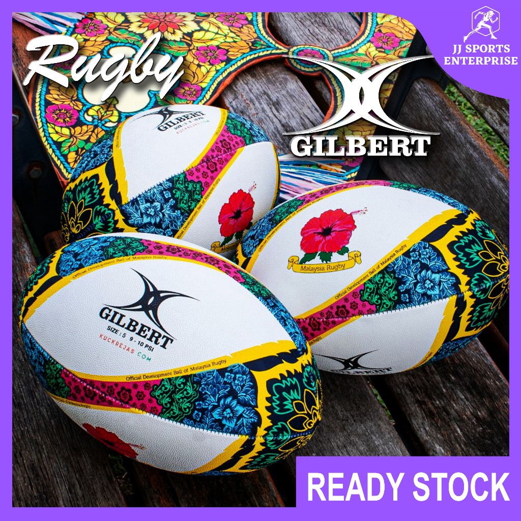 Gilbert Wau Bulan GTR3000 GTR 3000 Wau Bulan Songket Rugby Ball Bola ...