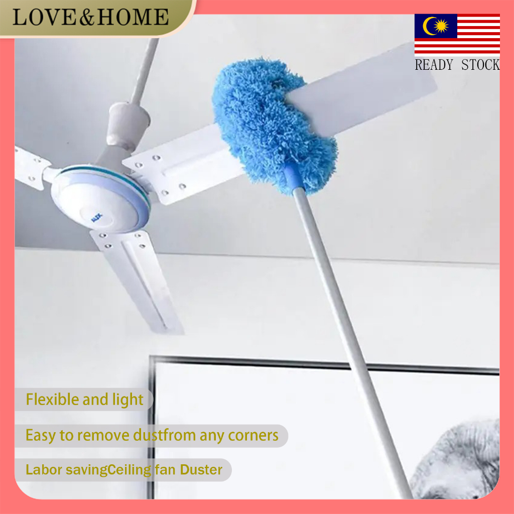 Ceiling Fan Duster Retractable Dust Brush Adjustable Cobweb Cleaning ...