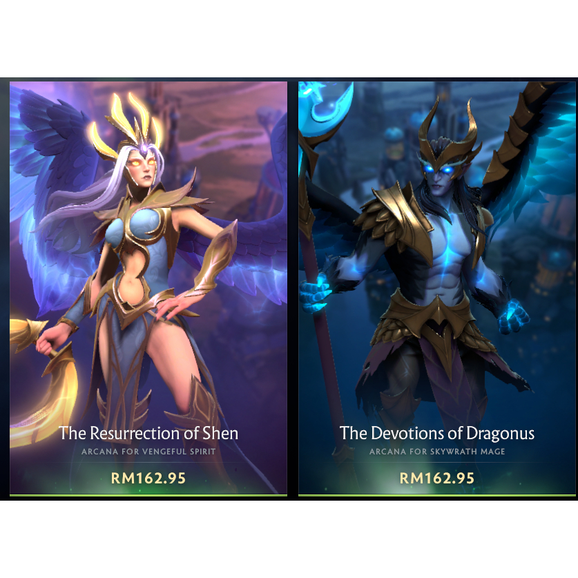 Dota 2 Crownfall Arcana Vengeful Spirit Skywrath Mage Venge Sky [Need friend 30 days] [Dota2 VS ...