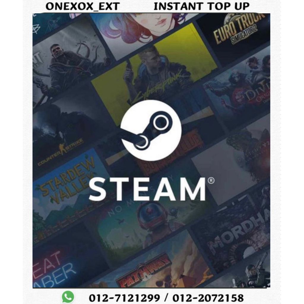 Steam Wallet | Games PC | PC Game Steam Platform | MYR RM50 | RM80 | RM100 | Shopee Malaysia