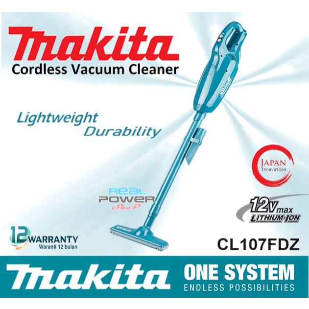 Makita Cordless Vacuum Cleaner CL107FDZ [ Ready stock / Full Set With Battery & Charger ...
