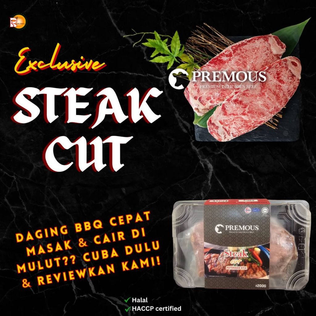 (PREMOUS) Beef Steak Cut 200g | Shopee Malaysia