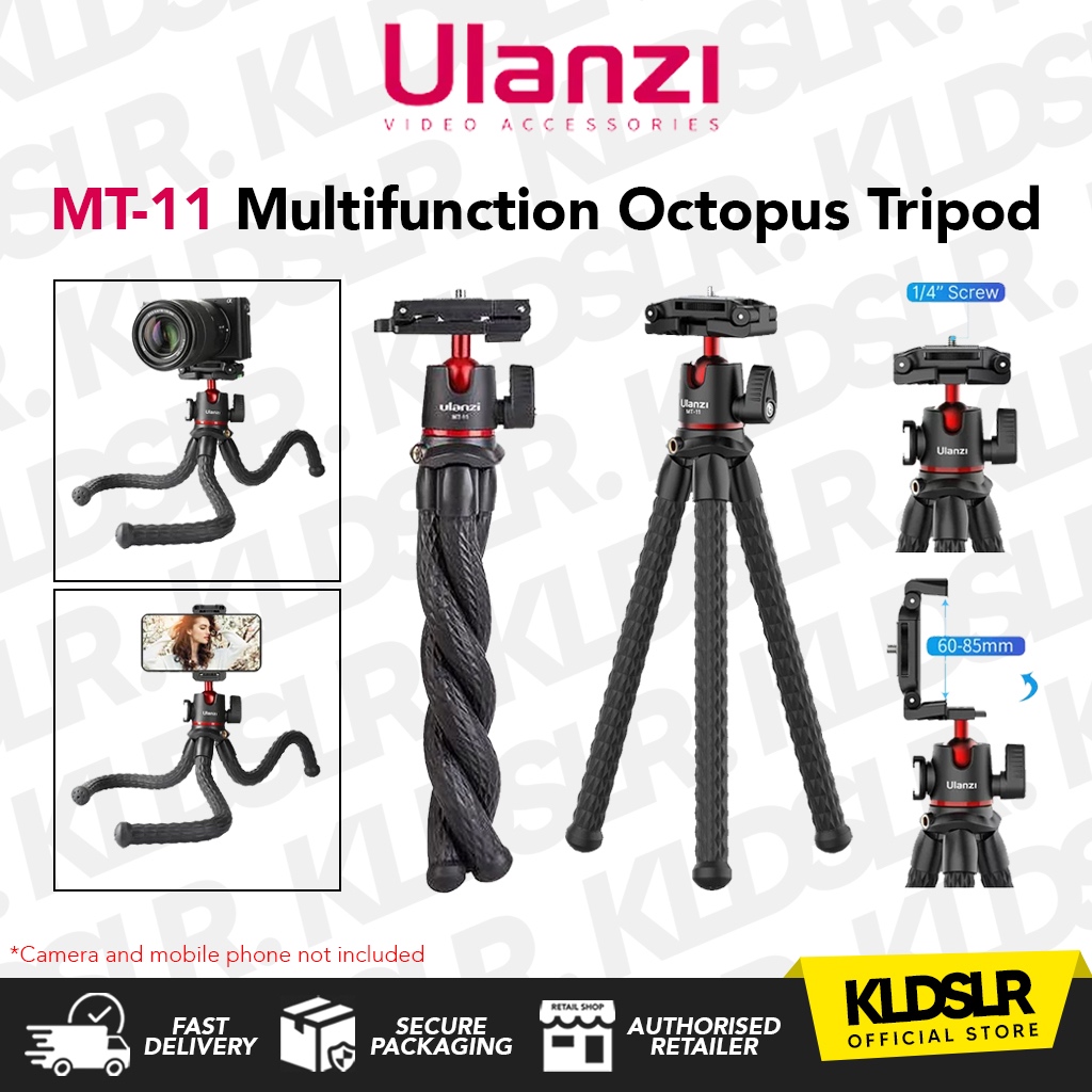 Ulanzi MT-44 Extend Tripod for Camera Phone Vlog Tripods With Cold Shoe ...