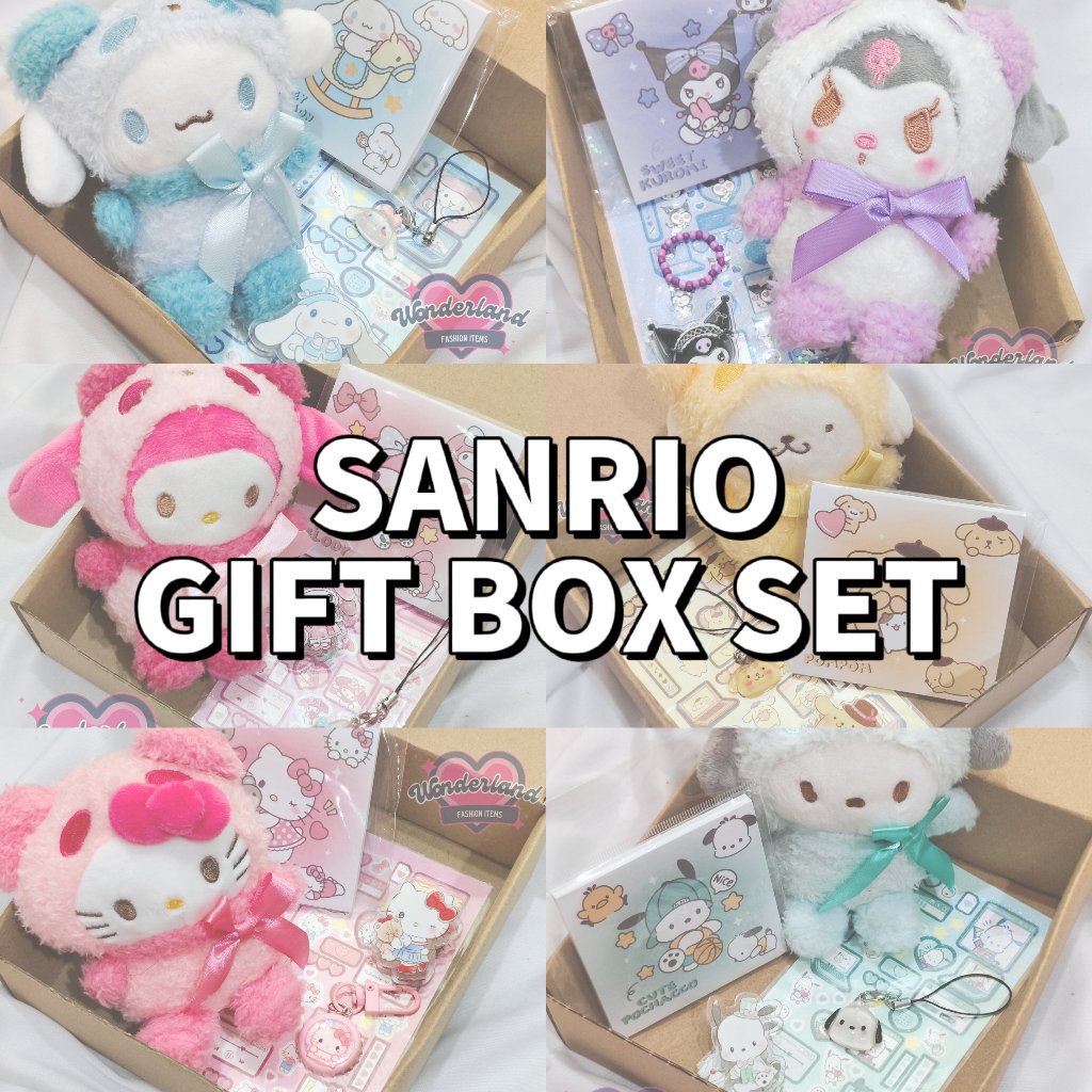 SANRIO gift box set birthday valentines day girls children kids kuromi ...