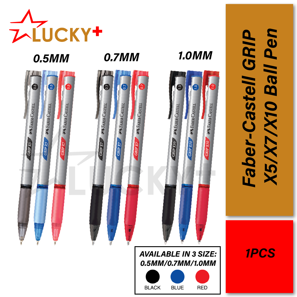 (100% Original)Faber-Castell GRIP X5/GRIP X7/GRIP X10 Ball Pen(0.5mm/0 ...