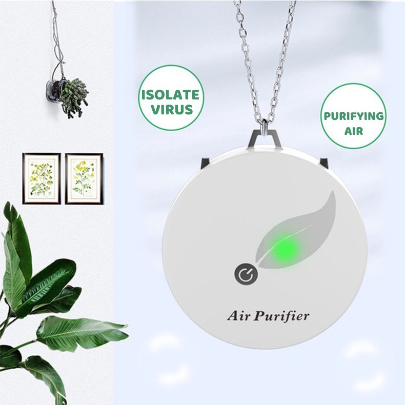 Air Purifier Rechargeable Negative Ion Air Purifier Wearable Portable ...