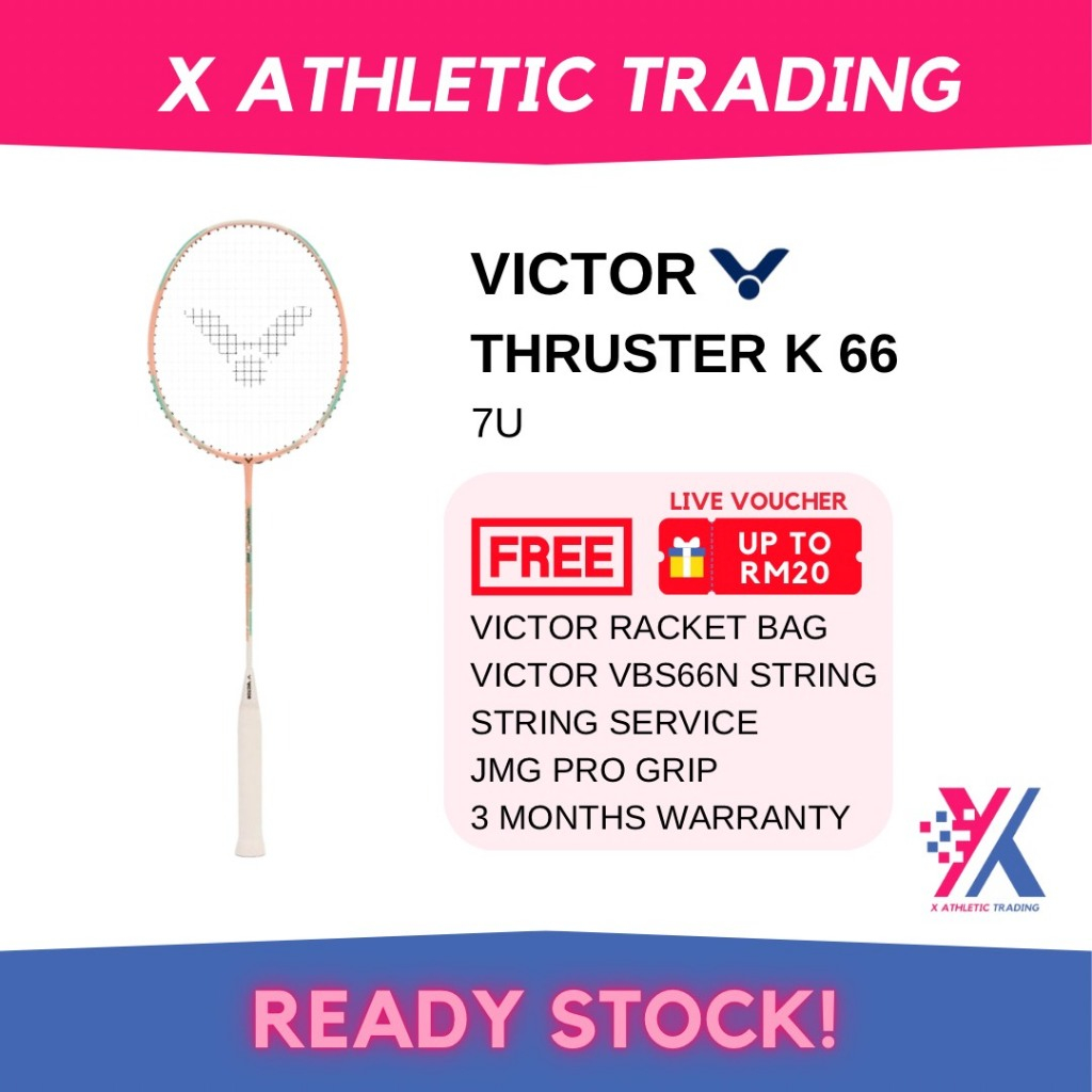 VICTOR TK 66 7U Badminton Racket/tk66 66g | Shopee Malaysia