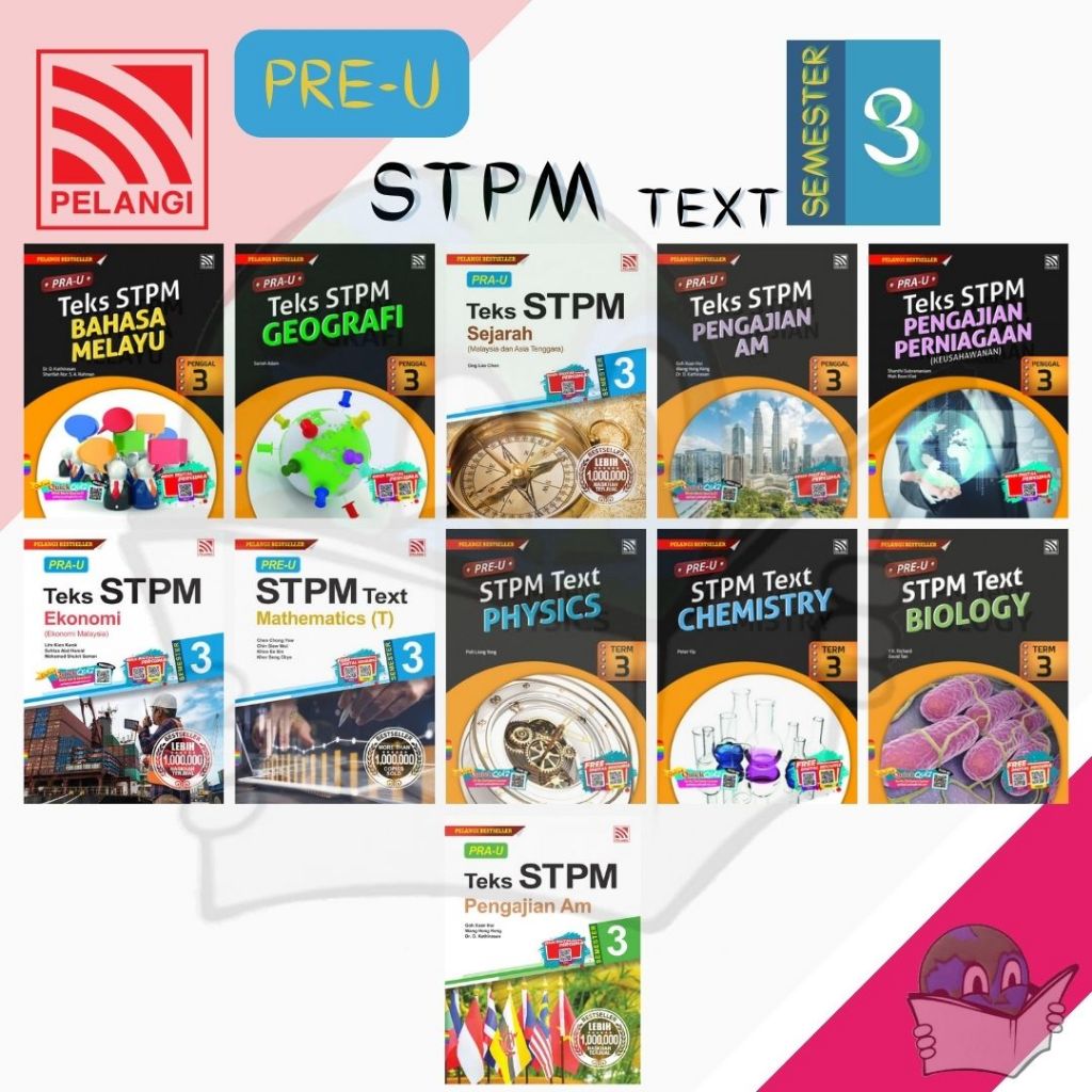Buku Rujukan Pra-U/Pre-U Text STPM Penggal 3 2018/2022 P.Am/P.Perniagaan/Bio/Phy/Che/MathsT/BM ...