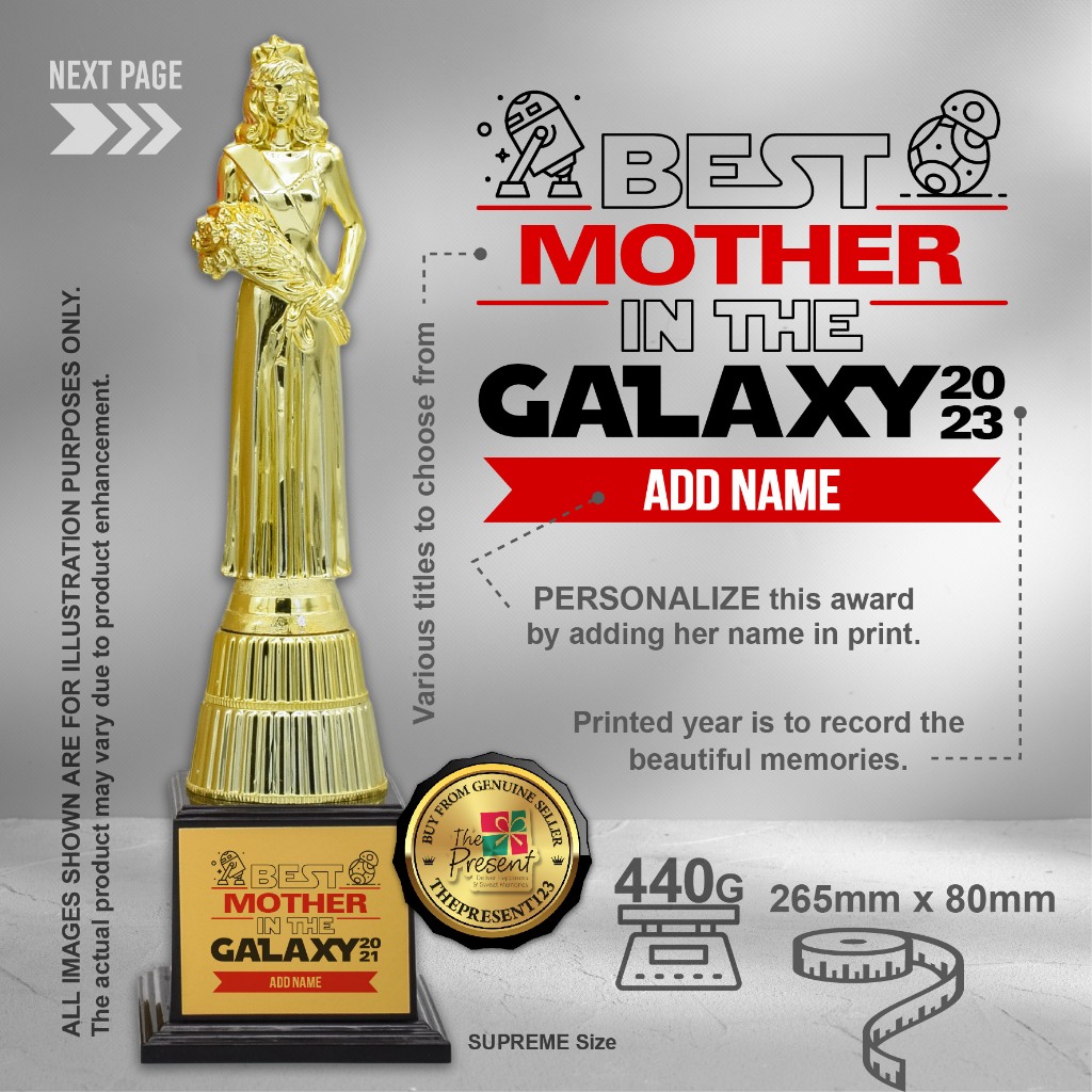 💖 Iron Lady Award Trophy | Custom Name Gold Aluminum Plate | Ideal Gift ...