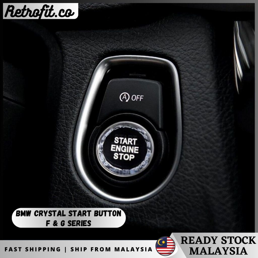 🇲🇾 BMW Crystal Push Start Button Retrofit Crystal Style Push Start ...
