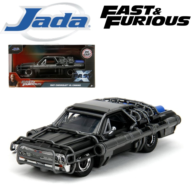 Jada Toys Metal Die cast Car Vehicle Fast & Furious FF10 1967 Chevrolet ...