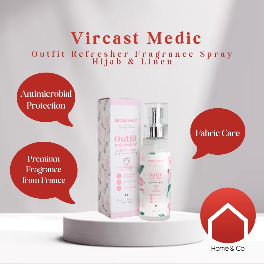 Vircast Medic Outfit Refresher Fragrance Spray Hijab & Linen 150ml ...